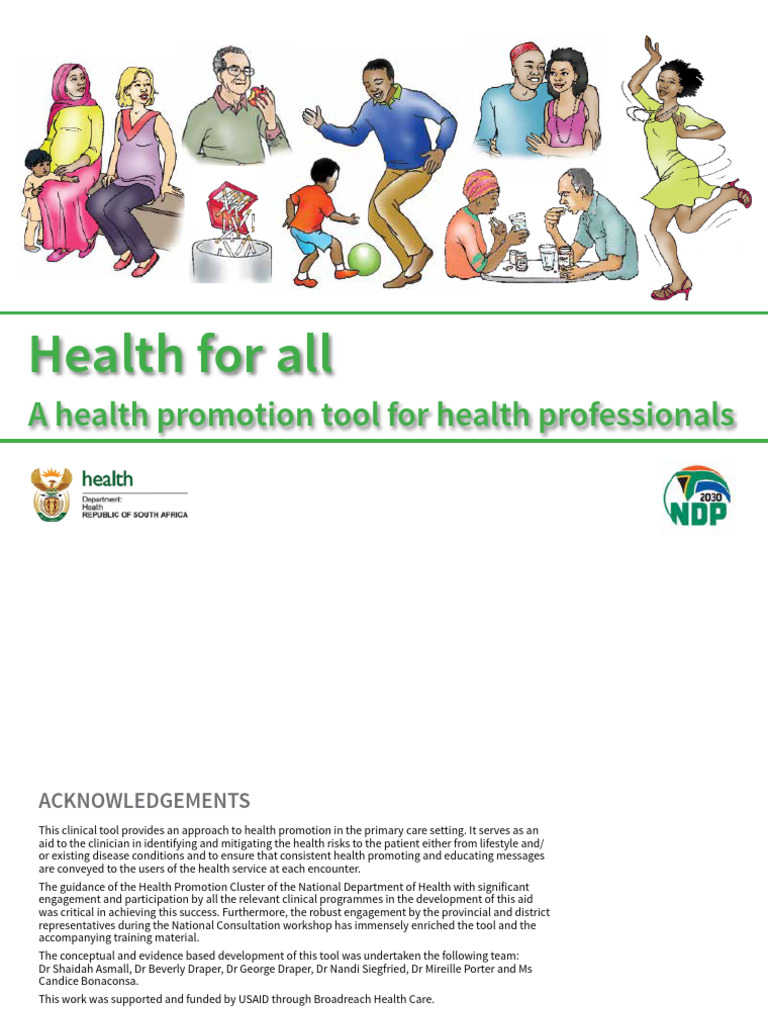 Health Promotion Tool For Health Professionals Health For Al Low Res 2 ...