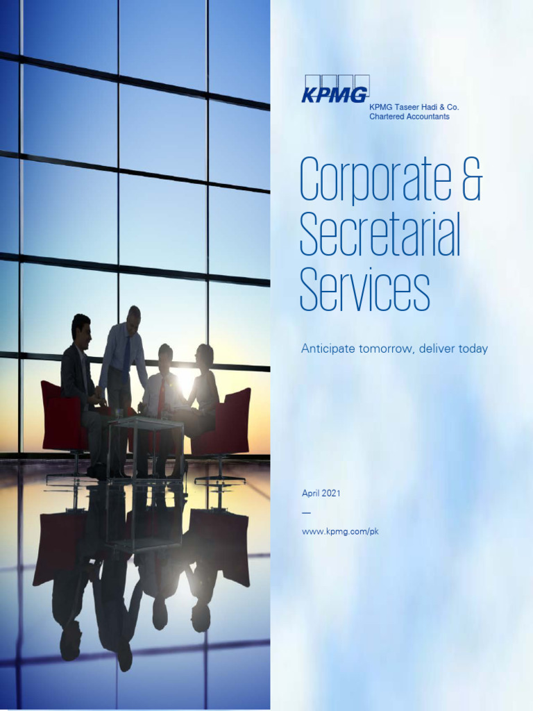 KPMG Taseer Hadi & Co. Services Overview | PDF | Finance & Money Management