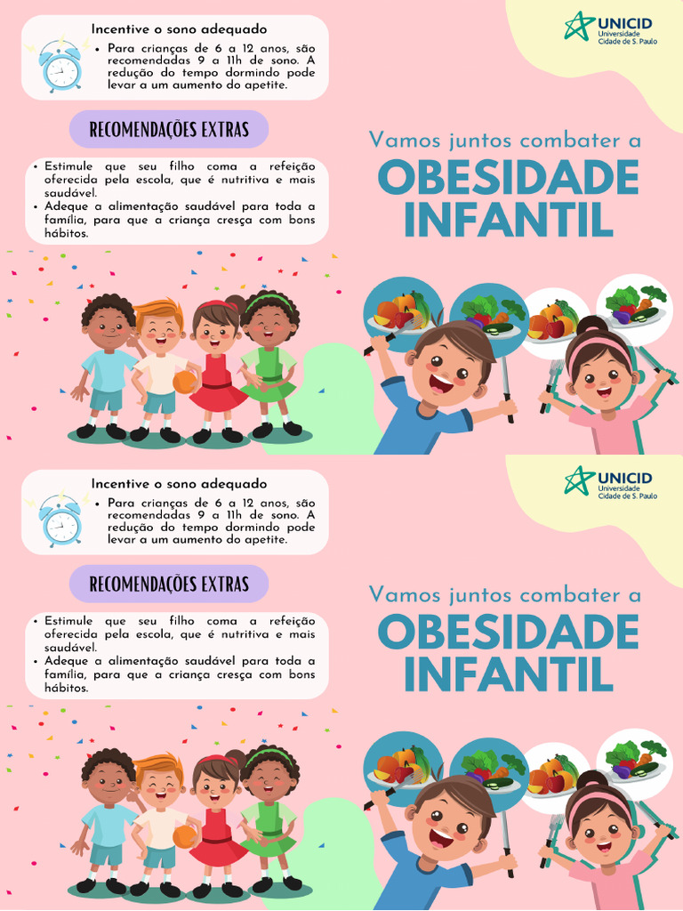 Folheto Obesidade Infantil | PDF