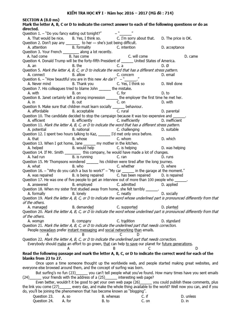 PRACTICE TESTS For END OF TERM TEST 1-GRADE 12 | PDF