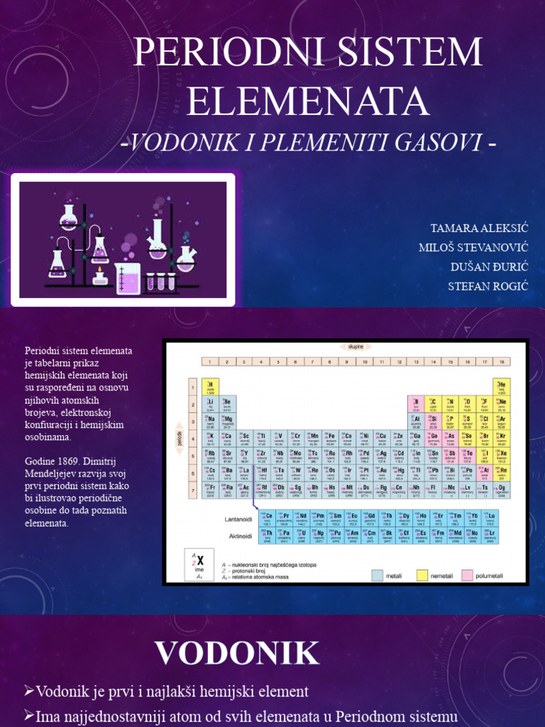 Periodni Sistem Elemenata | PDF
