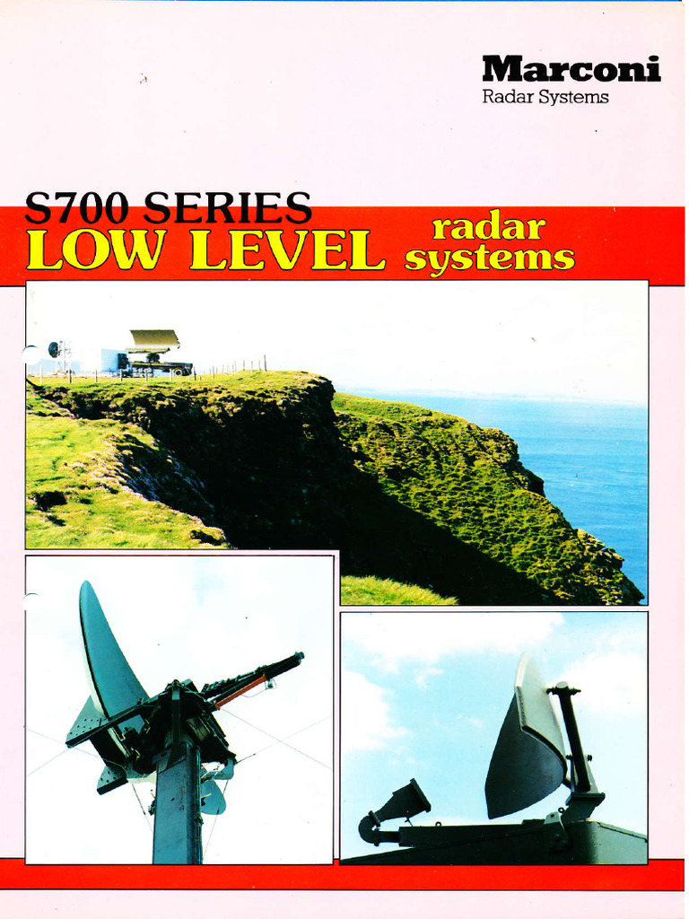 Marconi Low-Level Radar Systems | PDF | Radar | Antenna (Radio)