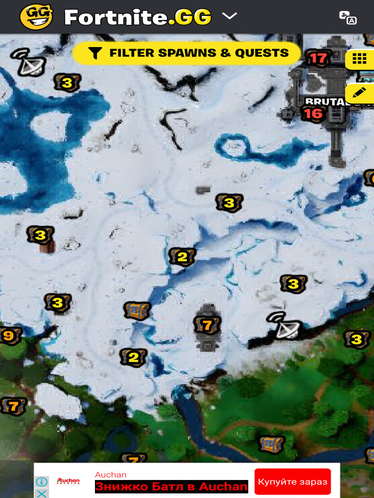 Fortnite Interactive Map - Fortnite.GG | PDF