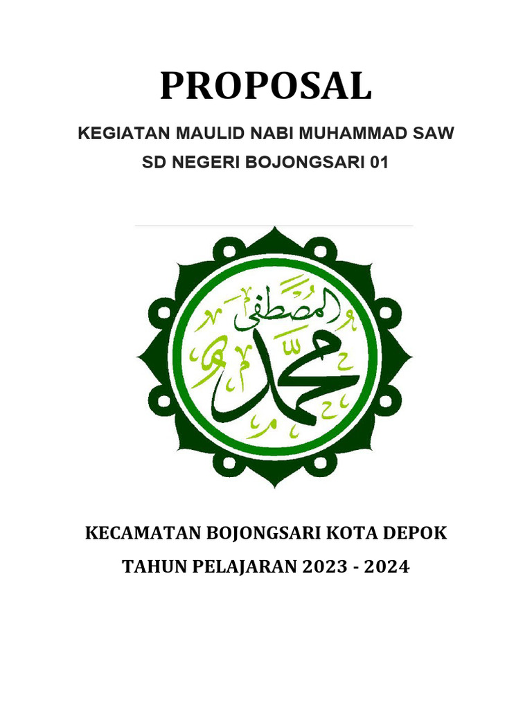 Proposal Maulid Nabi | PDF