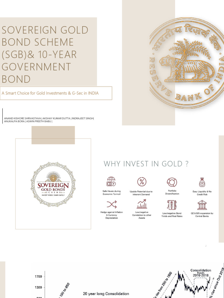 Sovereign Gold Bond Scheme & 10-Year G-Sec PPT (Sorm) | PDF