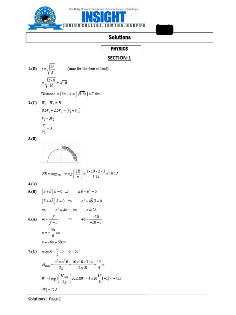 Answer Key & Solution - 05-01-2024 | PDF | Adsorption | Catalysis