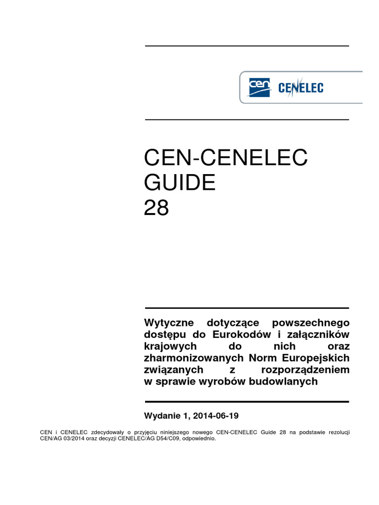 CEN_CENELEC_Przewodnik_28_P | PDF