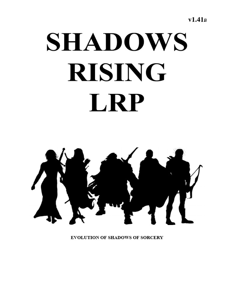 Shadows Rising LRP Rules v1.4 | PDF Shadows Rising LRP Rules v1.4 | PDF