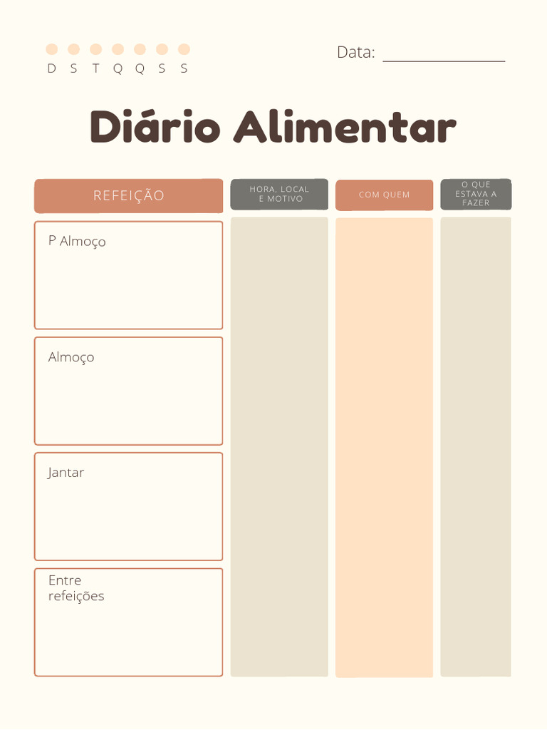 Diário Alimentar | PDF