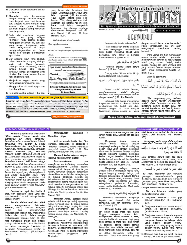 Buletin Jum'at: Ayo Kita Belajar Agama! | PDF