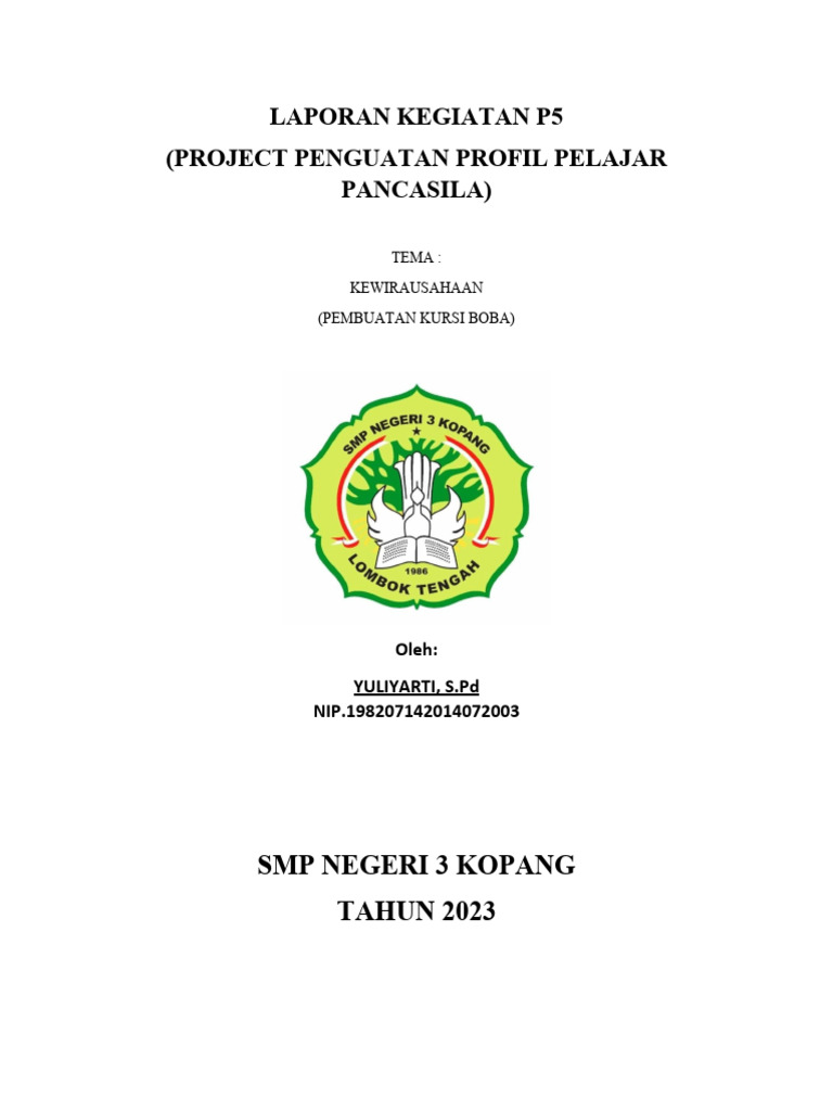 Laporan Kegiatan P5 1 | PDF