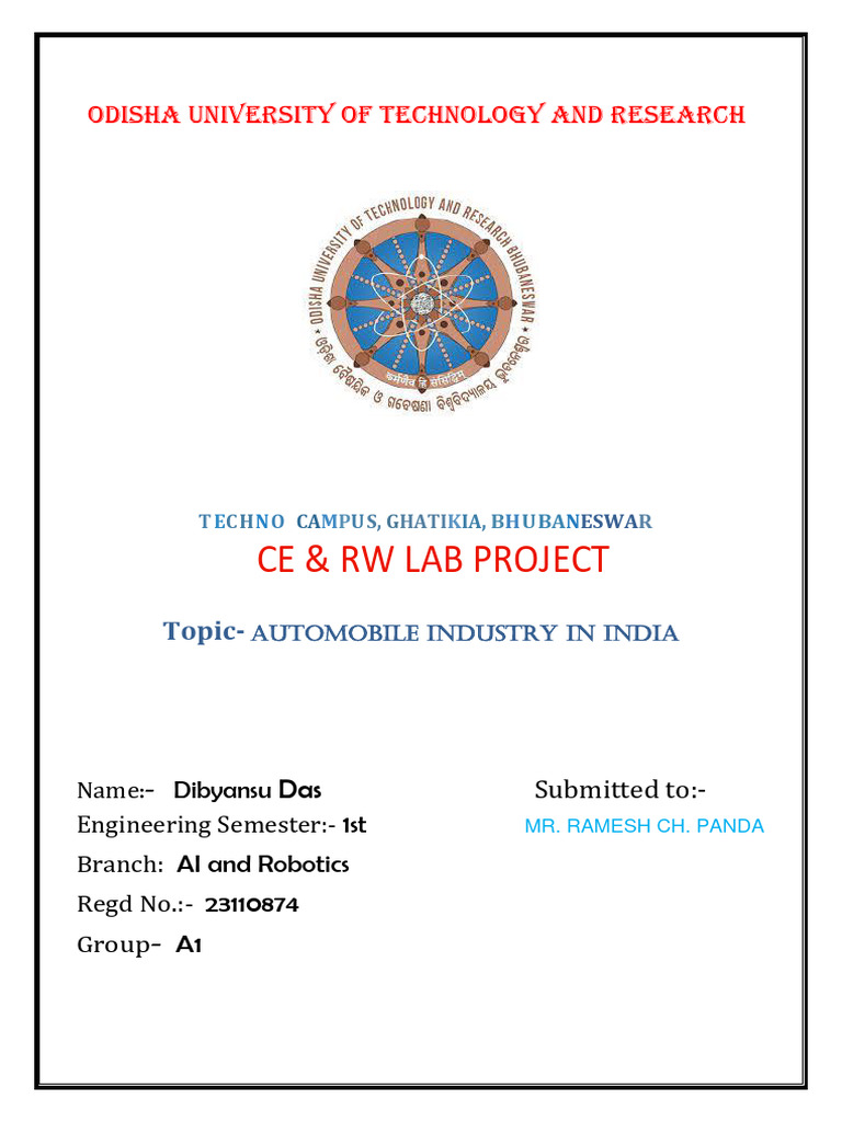 Automobile Report | PDF