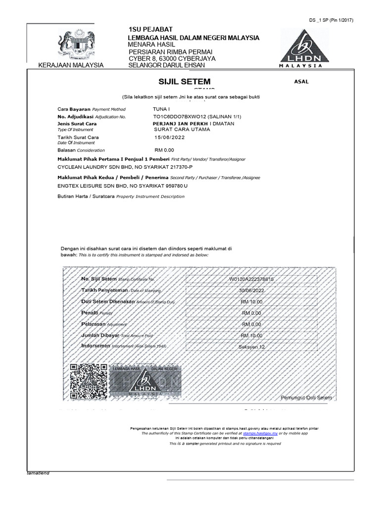 Laundry Contract Sample | PDF