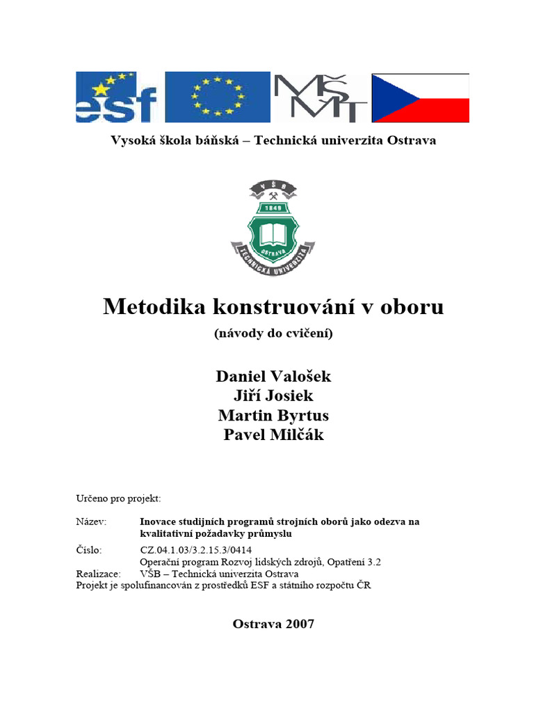 VŠB Metodika Konstruovani V Oboru Kotle | PDF