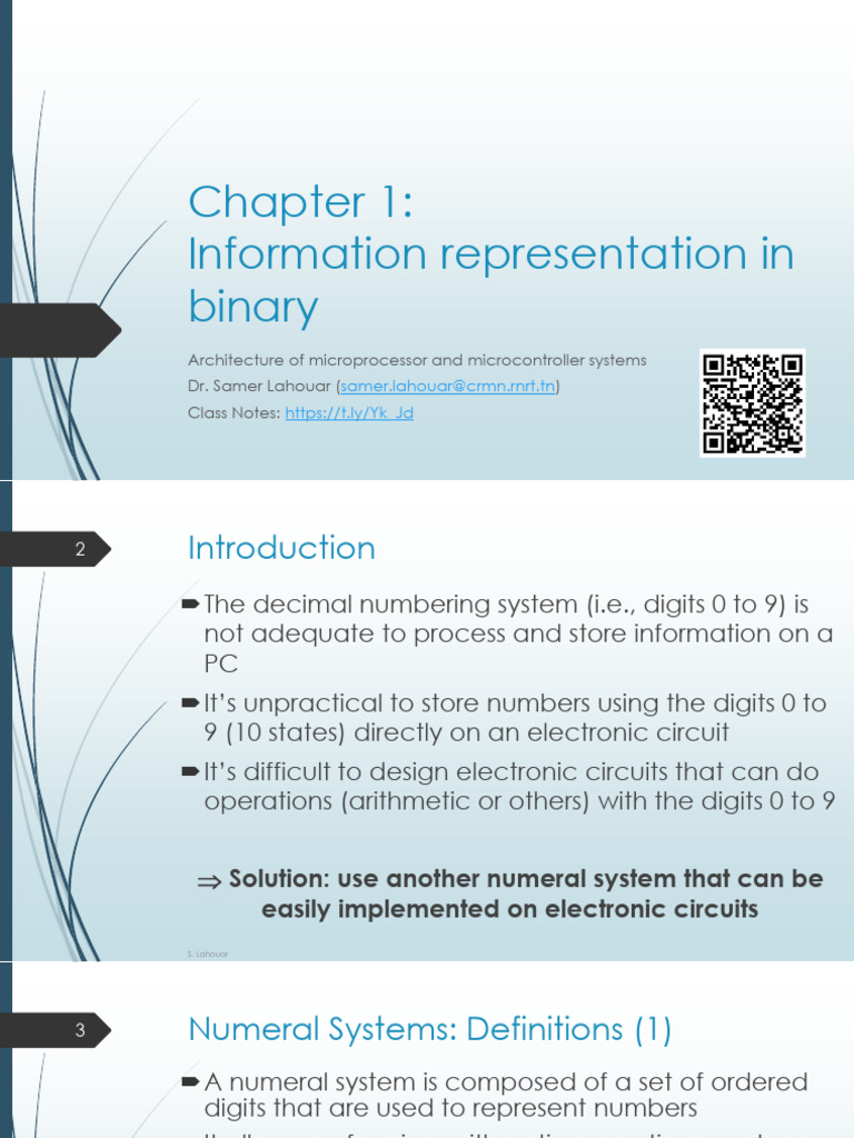 Chap1 NumeralSystems EN | PDF
