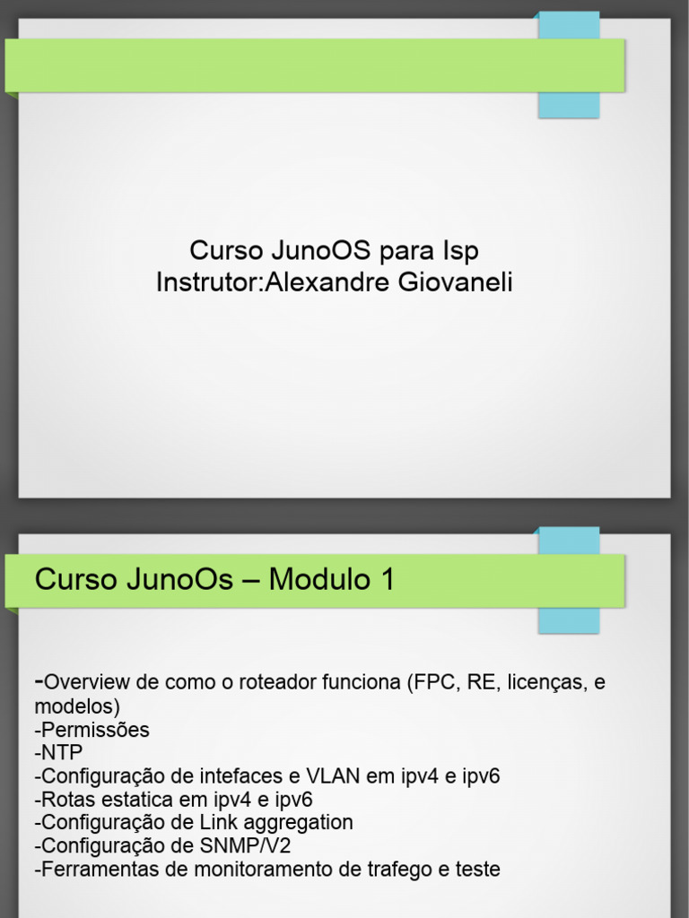Curso Juniper | PDF