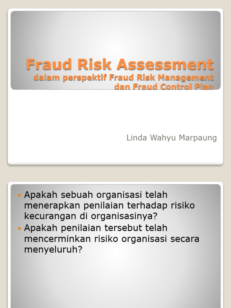 Fraud - Risk - Assessment | PDF