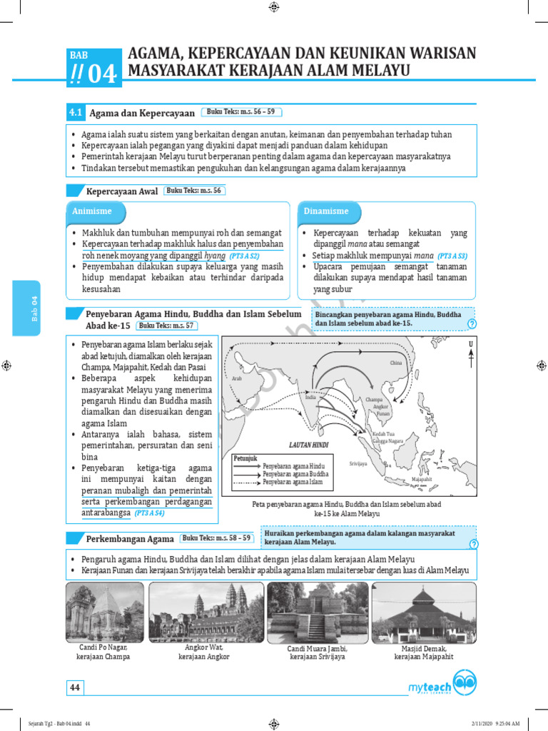 OMG 5 Sejarah TG 2 - Bab 04 | PDF