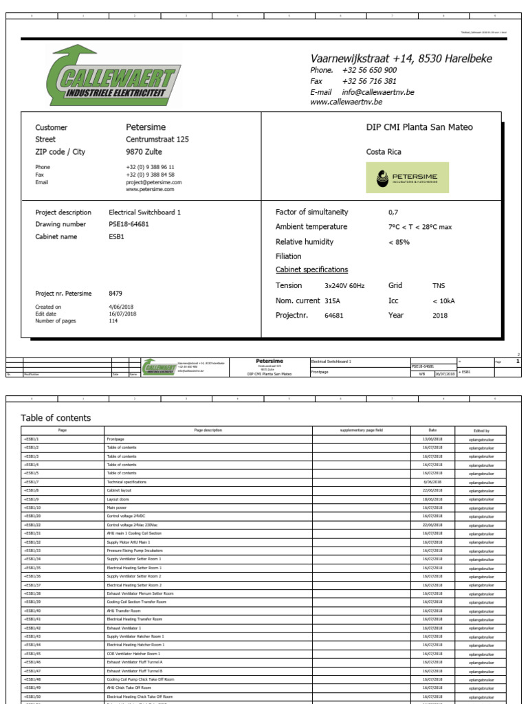 Diagrama ESB1 | PDF | Telecommunications | Service Industries