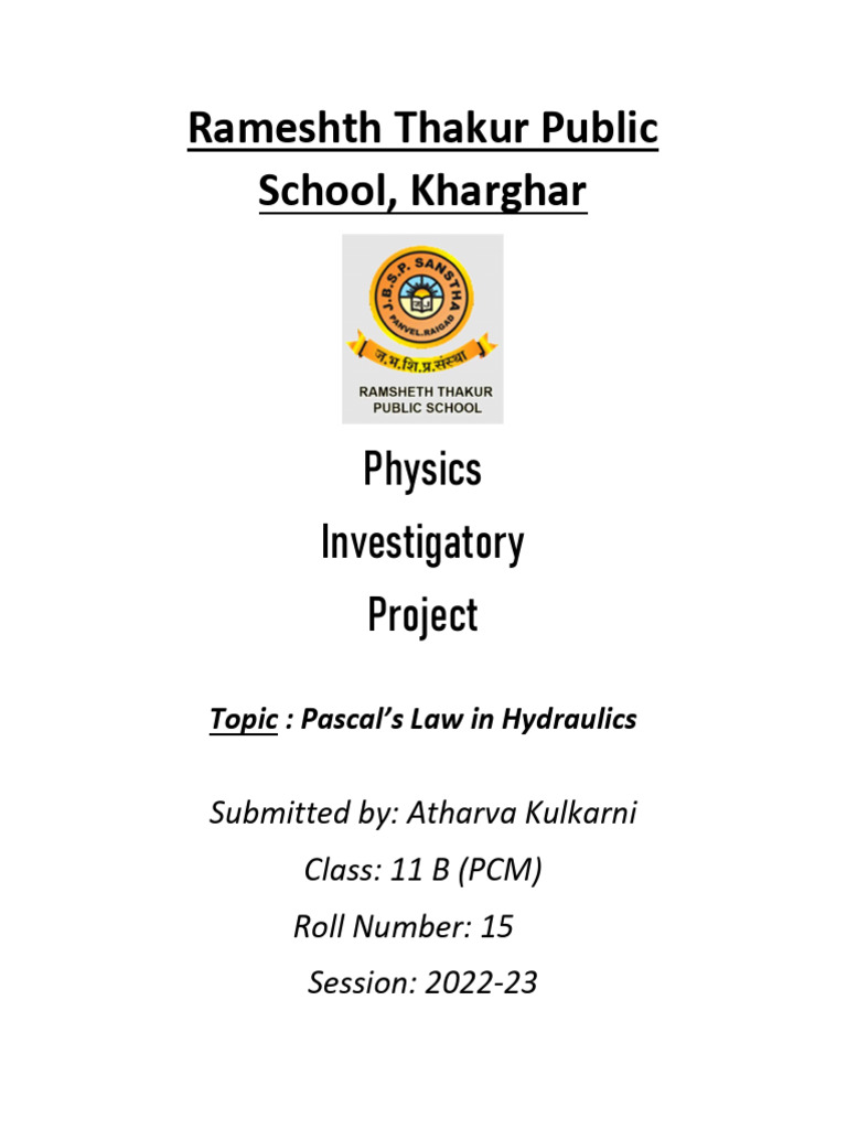 Phy Ip Class 11 | PDF