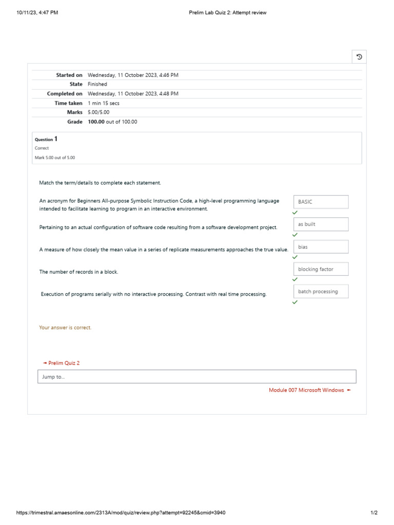 Prelim Lab Quiz 2_UGRD-IT6307 System Administration and Maintenance | PDF