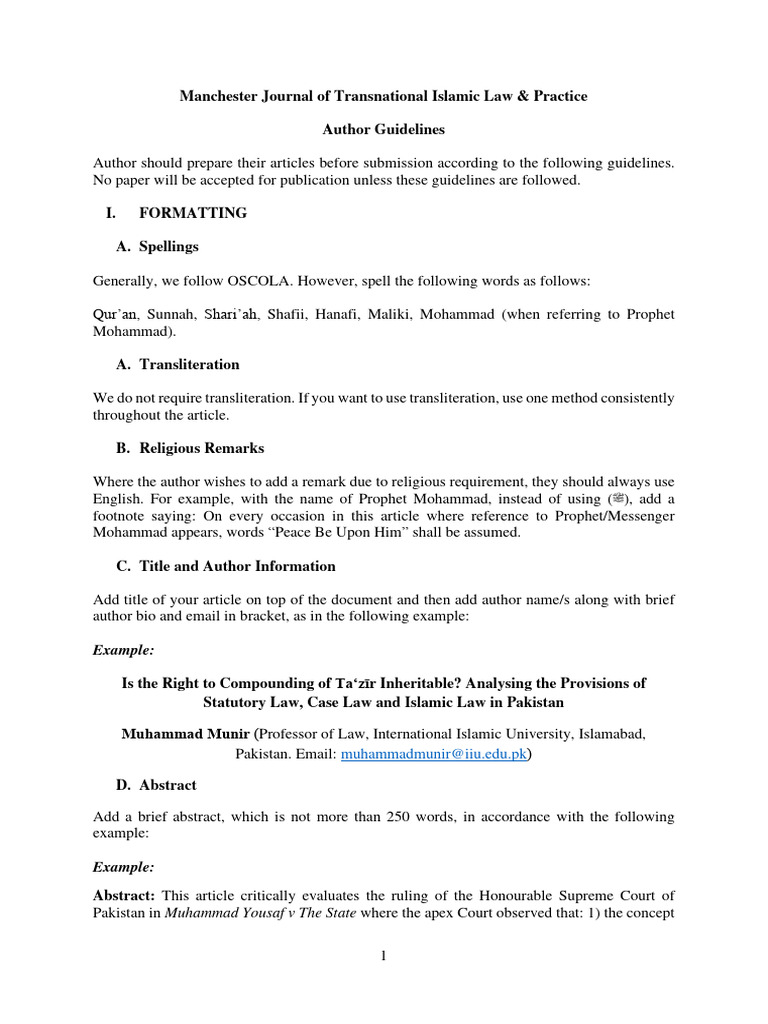 MJTILP Author Guidelines | PDF