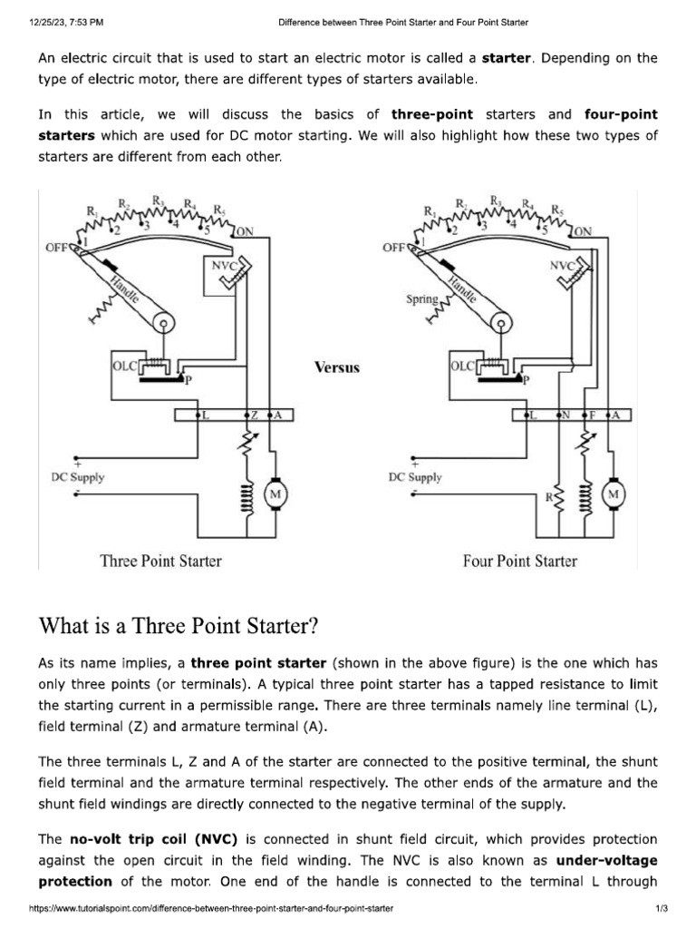 3-4 Point Starter | PDF