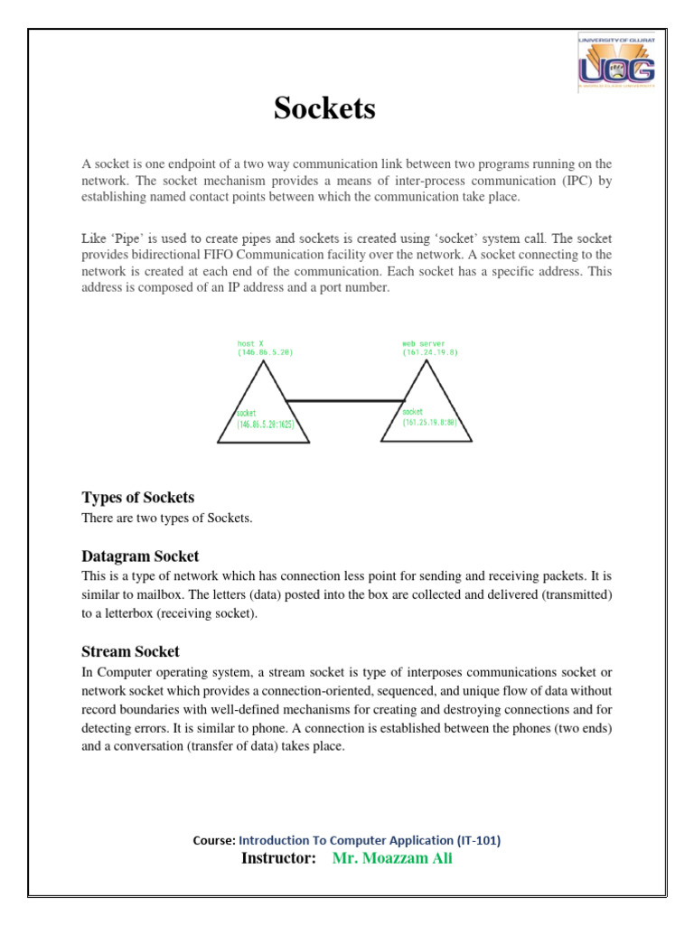Sockets | PDF | Technology & Engineering