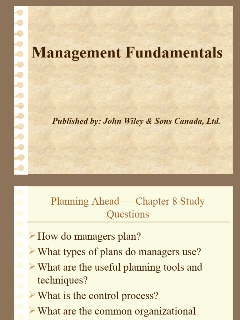 Planning, MBO and Controlling | PDF