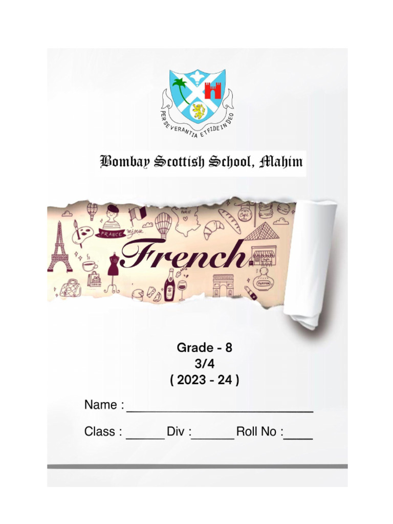 GRADE 8 French Booklet - TERM 2 | PDF