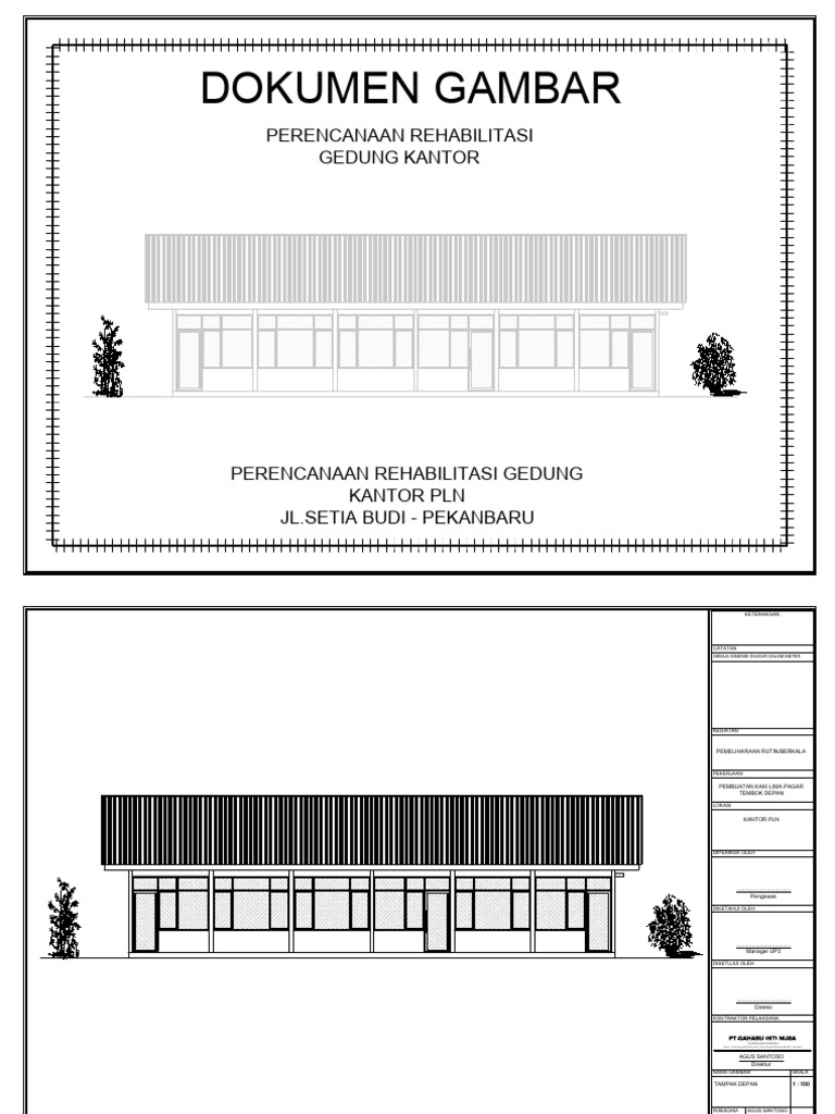 Gambar Rencana Kerja Pdf