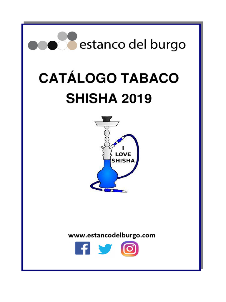 Catalogo Todos Los Sabores de Shisha de Venta en España | PDF
