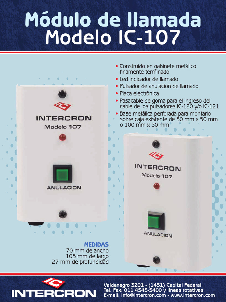 Modelo Ic 107 | PDF