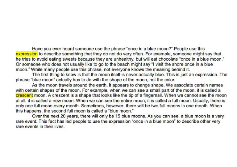 Passage For Comprehension | PDF