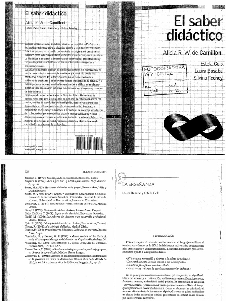 Basabe y Cols - 6-La Ensen Anza | PDF