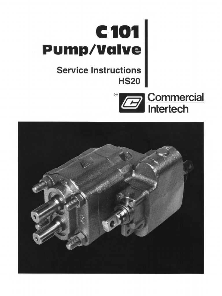C101 Pump ServiceManuals | PDF