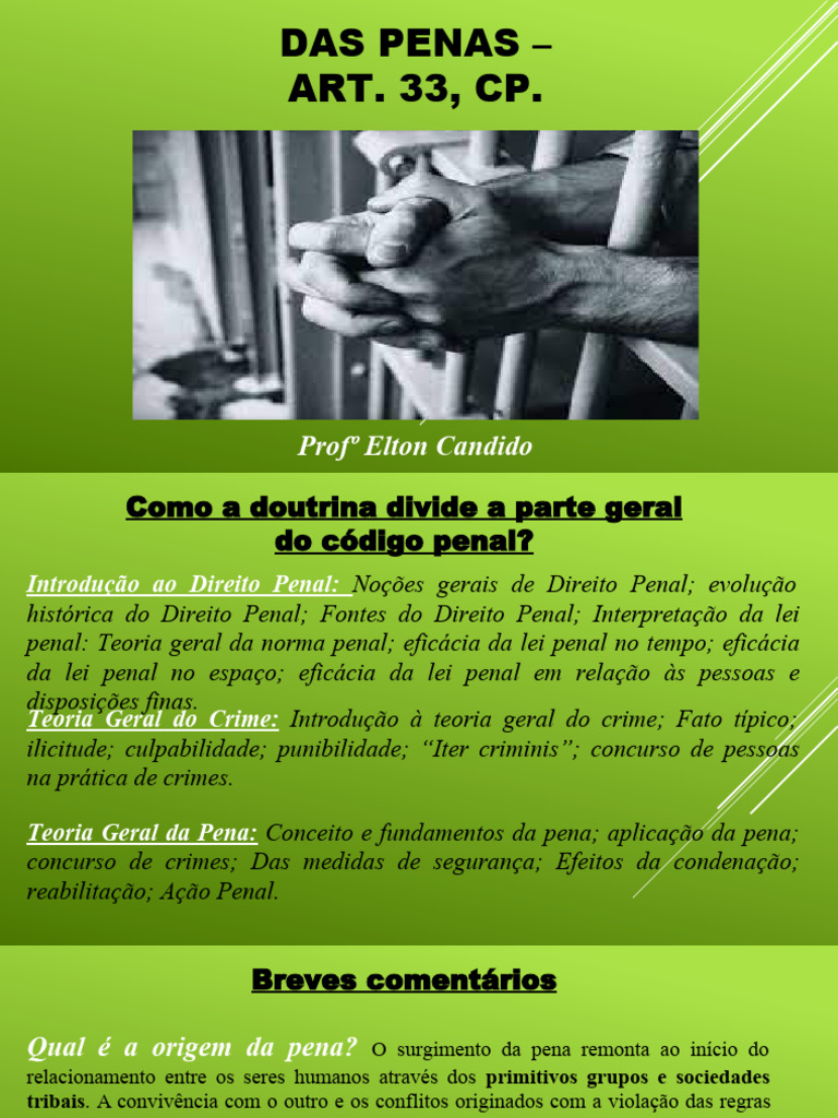 Aula 1 Das Penas | PDF