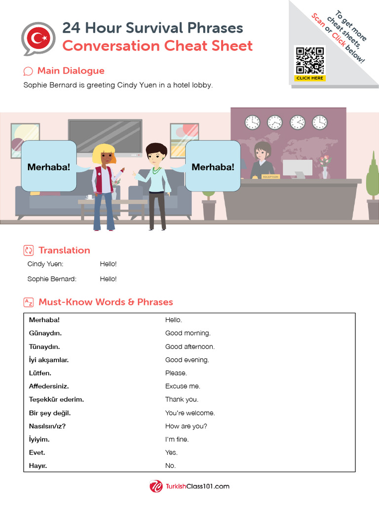 24 Hour Survival Phrases | PDF