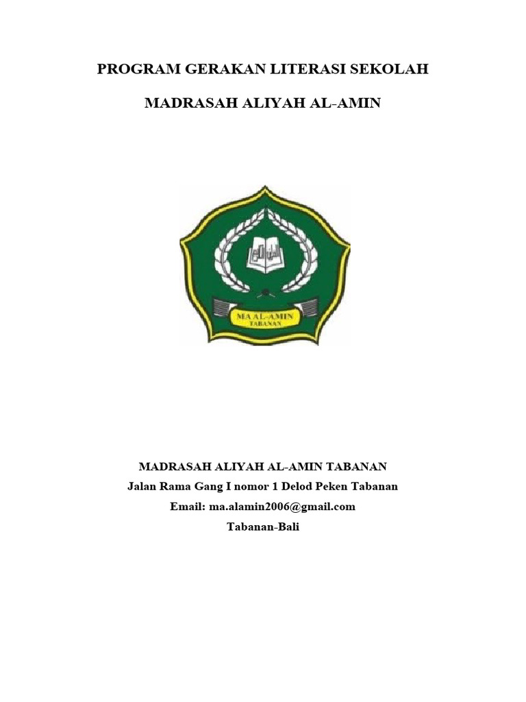 16.2.1 Dokumen Program Literasi Sekolah | PDF