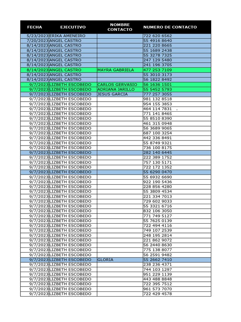 Copia de Base Prospectos y Seguimiento Marzo | PDF