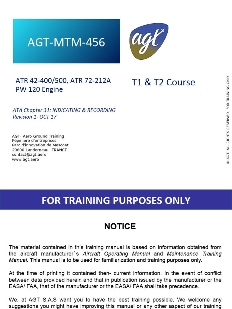 Agt-Mtm-456 - Ata 31-500-1 | PDF