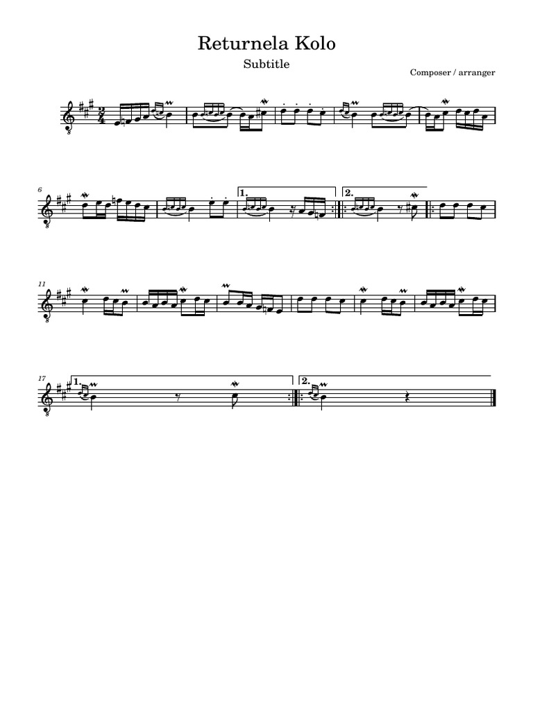 Returnela Kolo | PDF