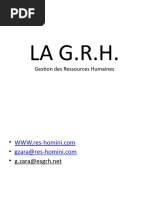 Cours GRH-1er Chapitre | PDF | Gestion des ressources humaines | Recrutement