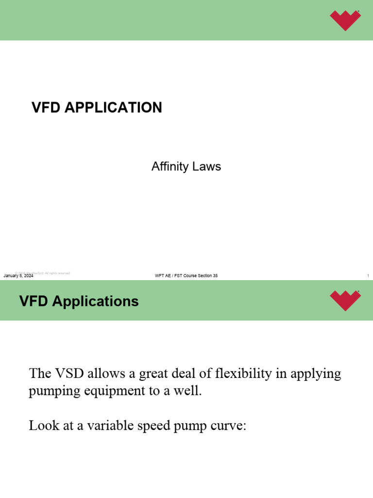002 - VSD Affinity Laws | PDF
