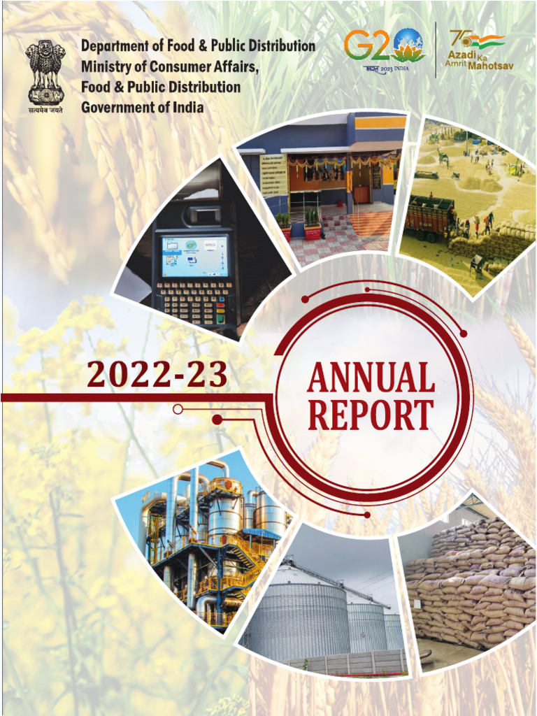 Department of Food and PDS Annual Report FY23 | PDF | Economies