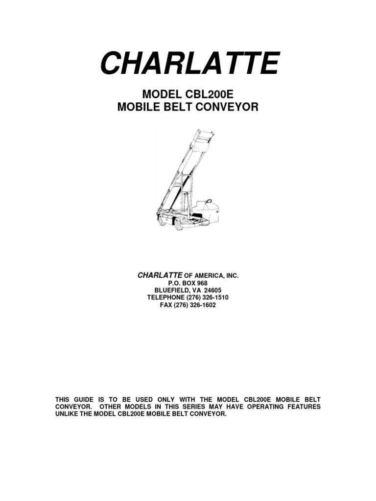 CBL200E Manual | PDF