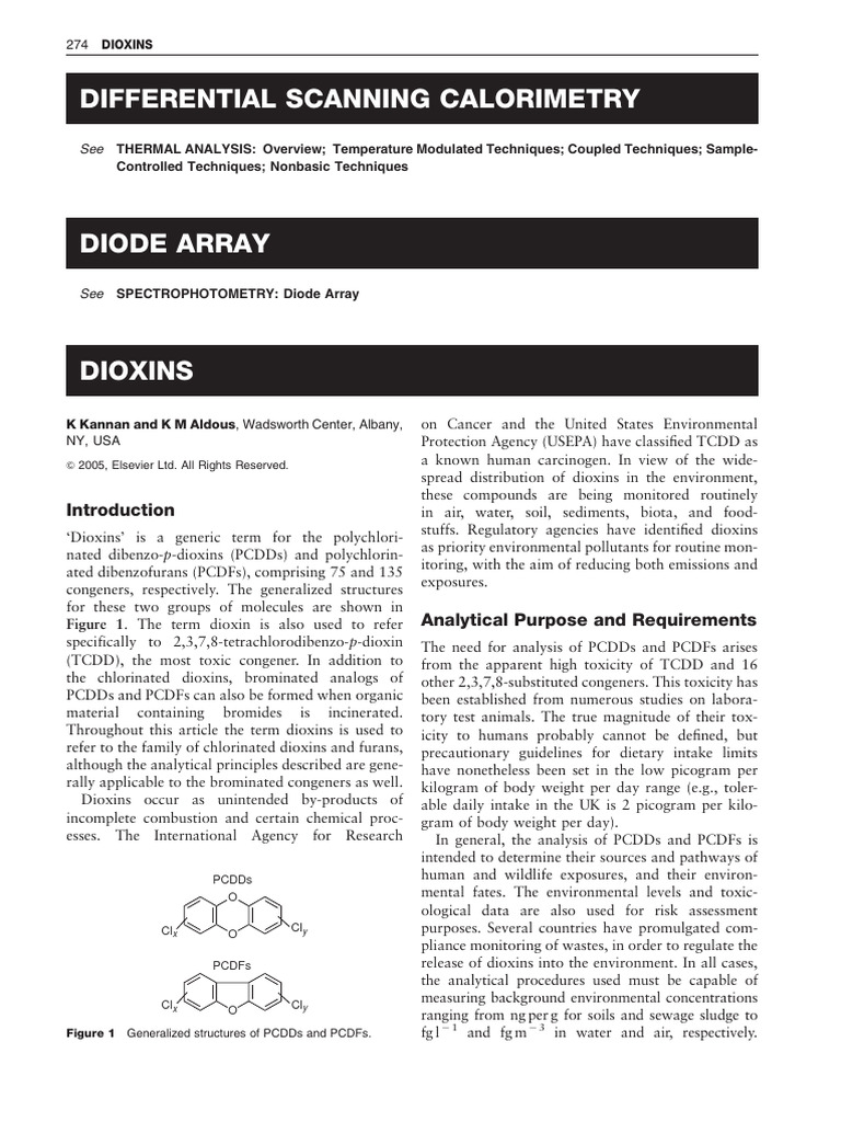 Dioxins 2 | PDF
