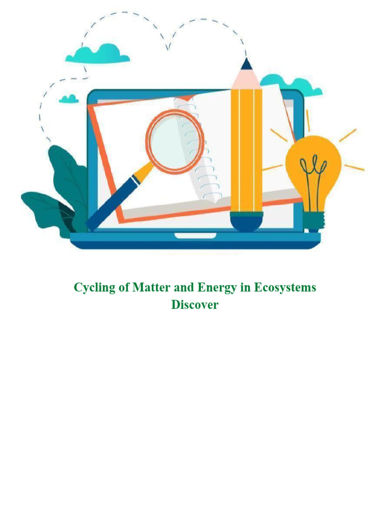 Cycling of Matter and Energy in Ecosystems - Discover | PDF | Ecosystem ...