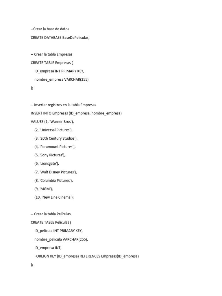 Ejercicios SQL Server | PDF
