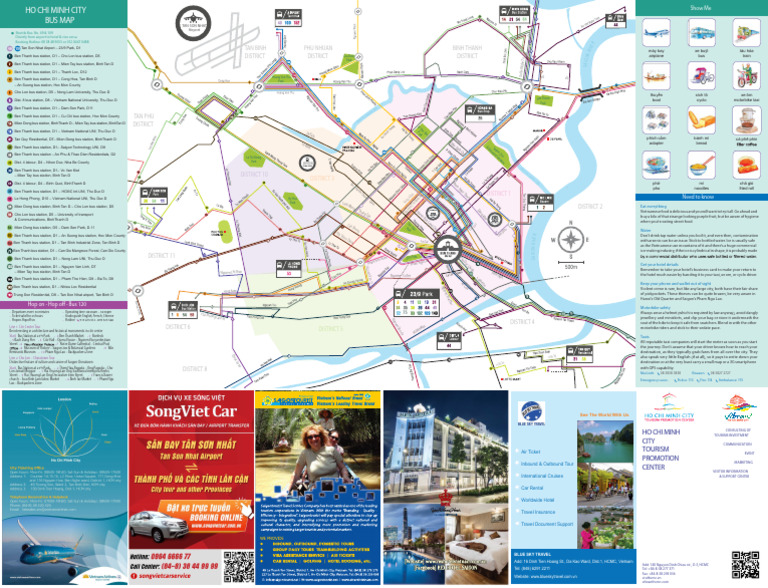 Ho Chi Minh City Bus Route Map | PDF | Ho Chi Minh City | Vietnam